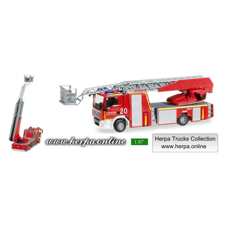 * Herpa Trucks 092272 MAN TGM Metz turnable ladder L32 "Cologne-Bonn ...